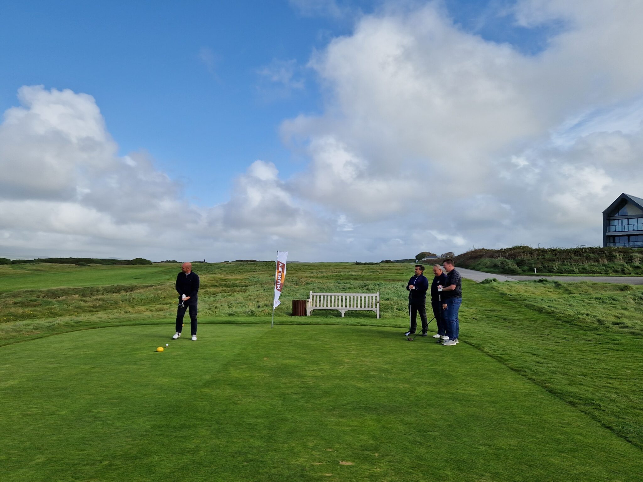 Celebrating Another Successful Golf Day - FP Hurley